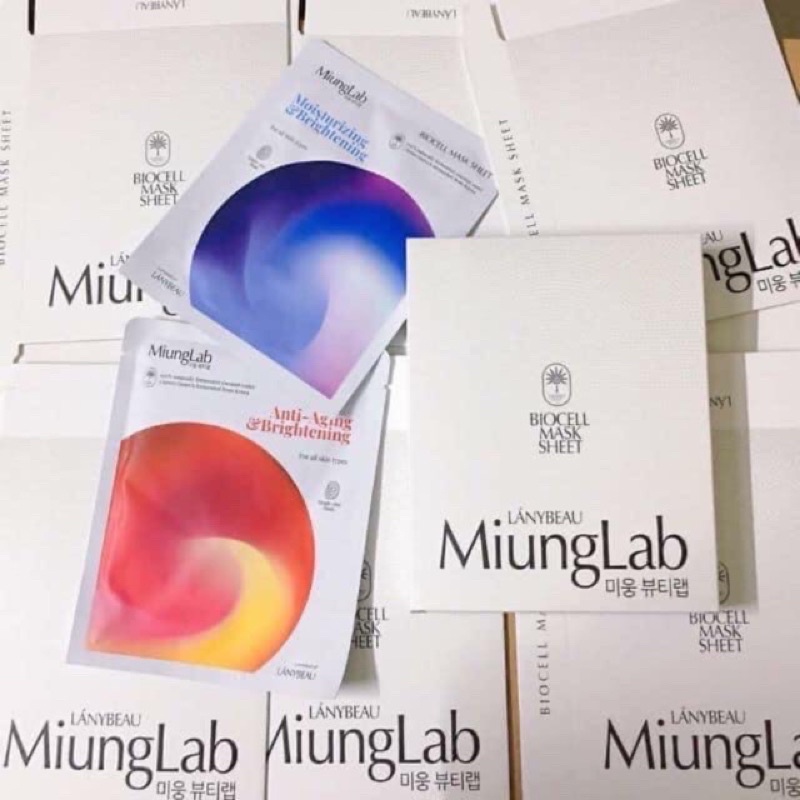 100 % original 🔥HOT HOT🔥Mask miung lab ( 1 box 7 pcs)👍👍 | Shopee Malaysia