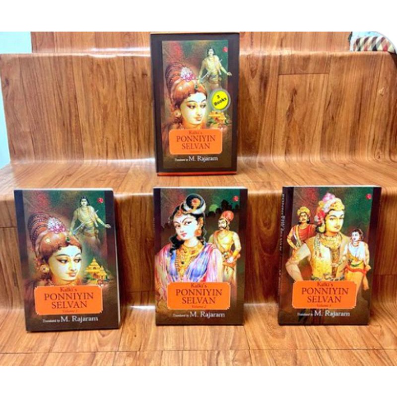 Ponniyin Selvan by Kalki Historical Novel in English - 3 Volumes ...