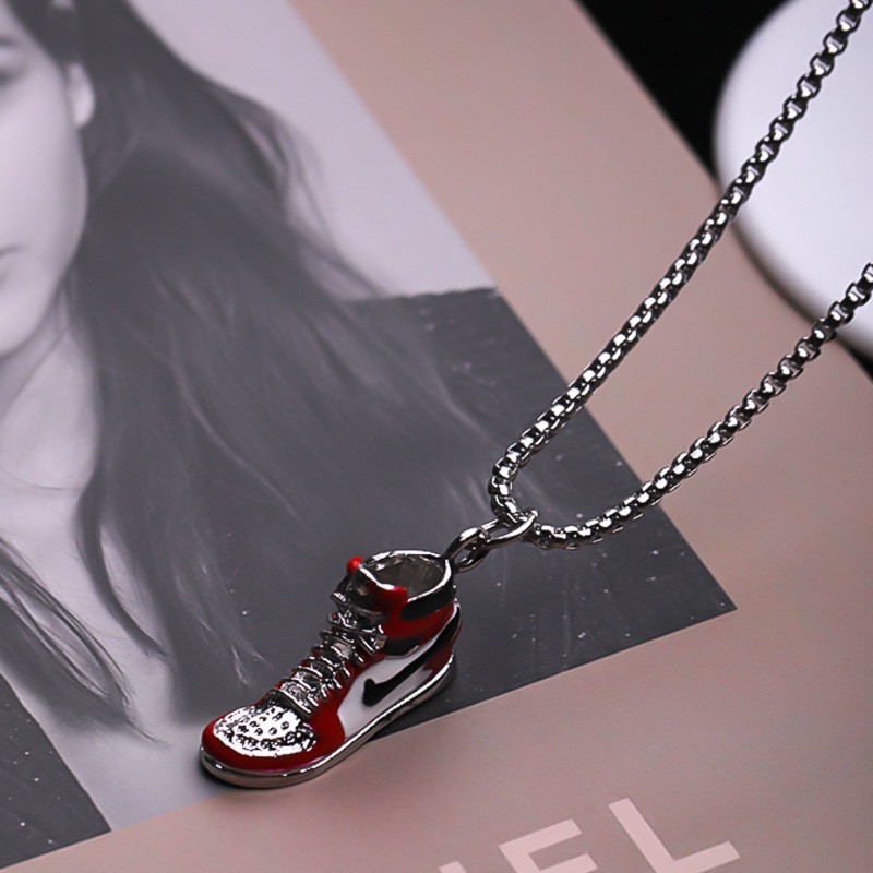 Jordan Chains Necklaces - Jordan Titanium Sneaker Chain Stainless ...