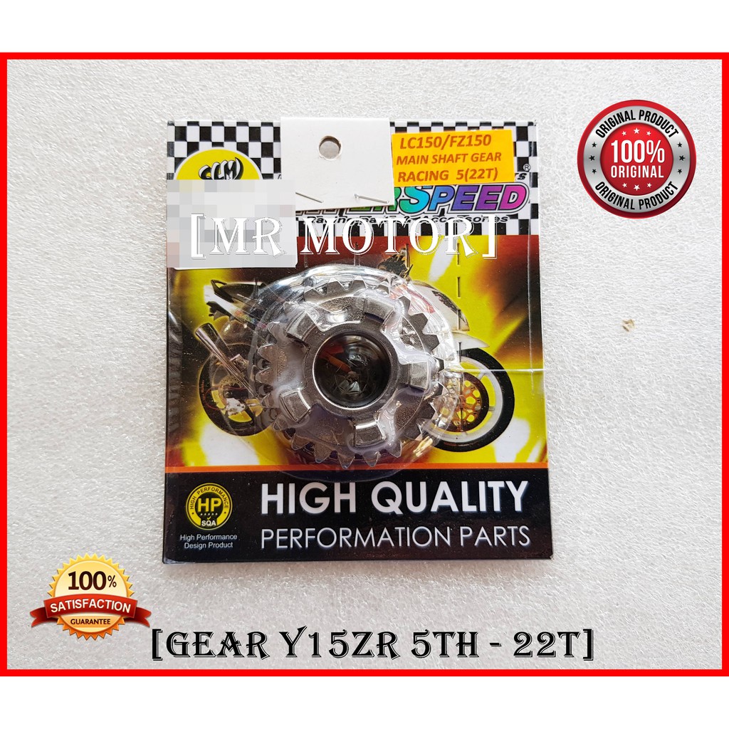 Gear Y15 Y15zr 5TH - 22T , 21T Hyperspeed HPSP IKK | Shopee Malaysia