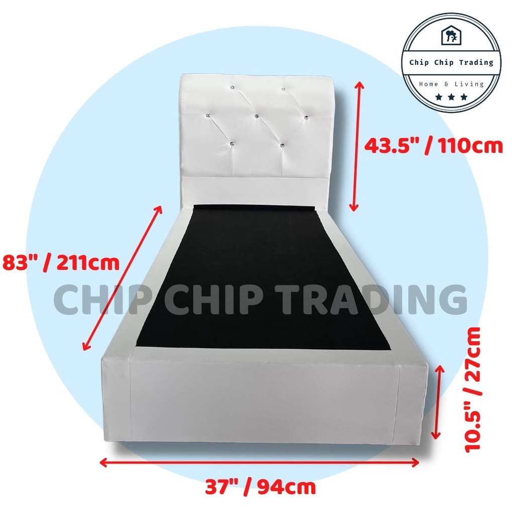 Katil Divan Single Tilam Bed Frame Bed Base Katil Single Bed Murah ...