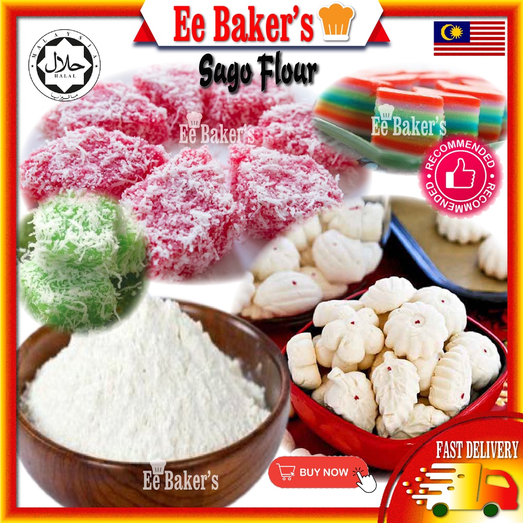 Sago Flour Sago Starch Tepung Sagu baking ingredients kuih-muih biscuit ...