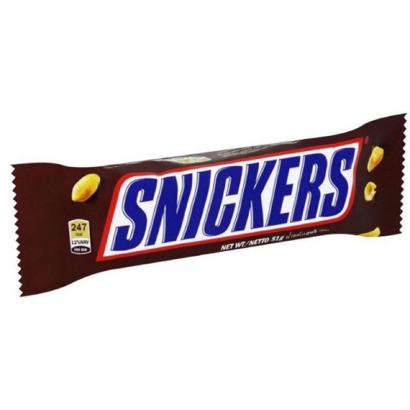 Snickers Chocolate Bar 51g | Shopee Malaysia