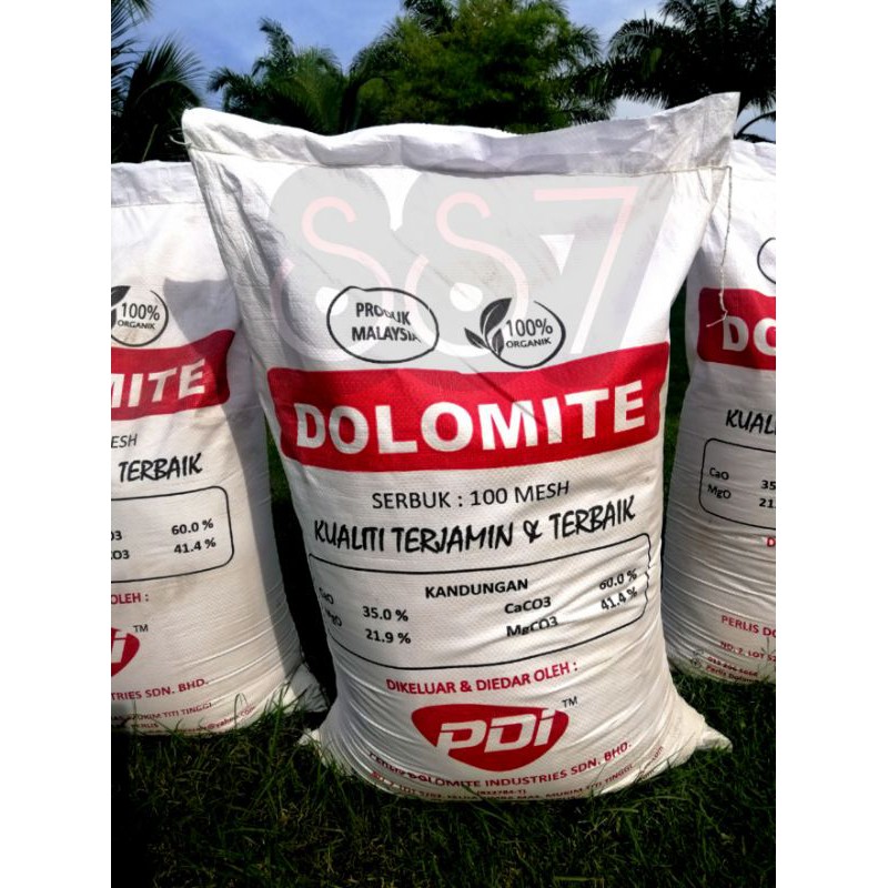 2kg ⛰️🔥HIGH QUALITY DOLOMITE 🔥⛰️/ kapur pertanian /bukan GML/ baja ...