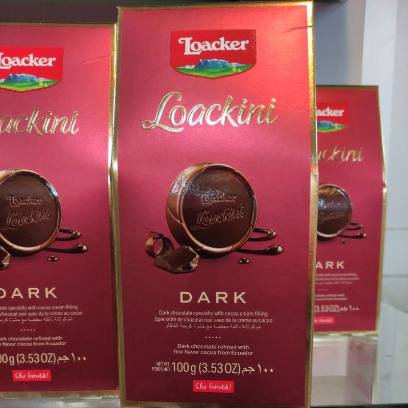 Loacker Loackini (Dark Chocolate) 100gram | Shopee Malaysia