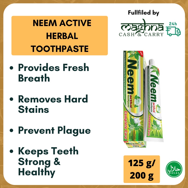 Nature Secret Herbal Neem Active Toothpaste (Ubat Gigi)- 1 Box (125 g ...