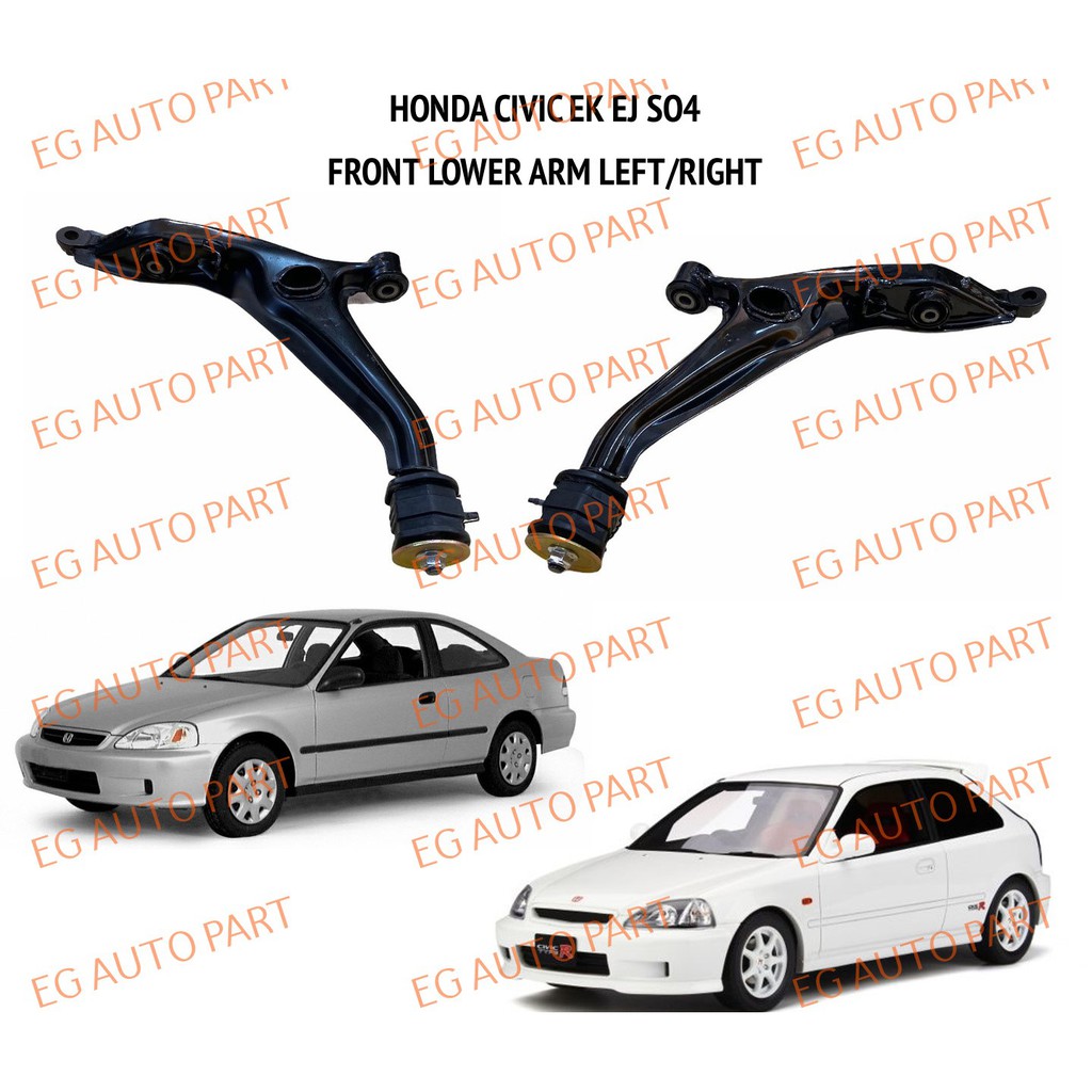 (PREMIUM QUALITY) FRONT LOWER ARM LEFT/RIGHT HONDA CIVIC EK EJ SO4 ...