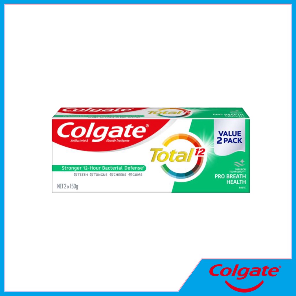 Expired 2024 Colgate Total Toothpaste 2 x 150g Clean Mint ｜ Pro ...