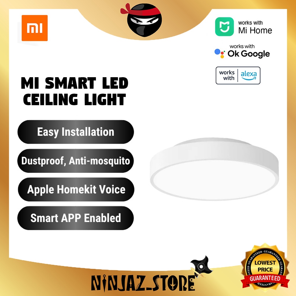 Xiaomi Mi Smart LED Ceiling Light 450 (Adjustable Brightness & Color ...