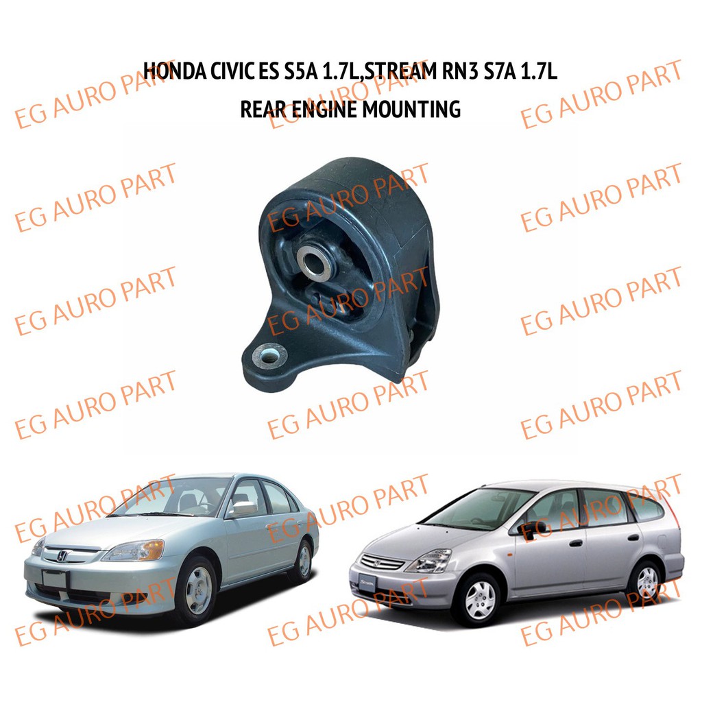 REAR ENGINE MOUNTING HONDA CIVIC ES S5A 1.7,STREAM RN3 S7A 1.7 (AUTO ...