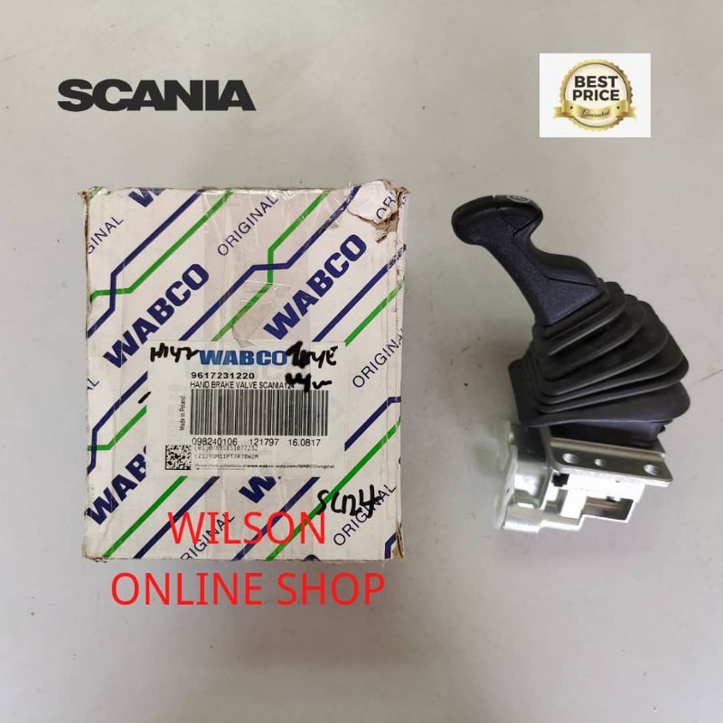Wabco Park Brake Valve/Hand Brake Valve (9617231220)Scania 124 | Shopee ...