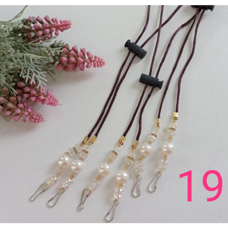Mask STRAP/Mask STRAP/Mask Necklace/HIJAB Mask Connector | Shopee Malaysia