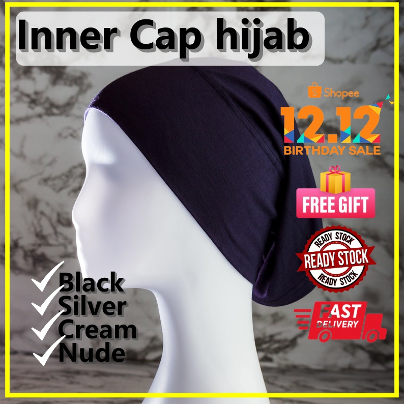 Muslim Inner cap Underscarf Hijab Tudung Cooling Cotton Normal Fashion ...