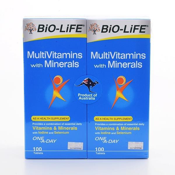 [50%CLEARANCE]Bio-Life Multivitamins with Minerals 30'[EXP:9/2023]/100 ...