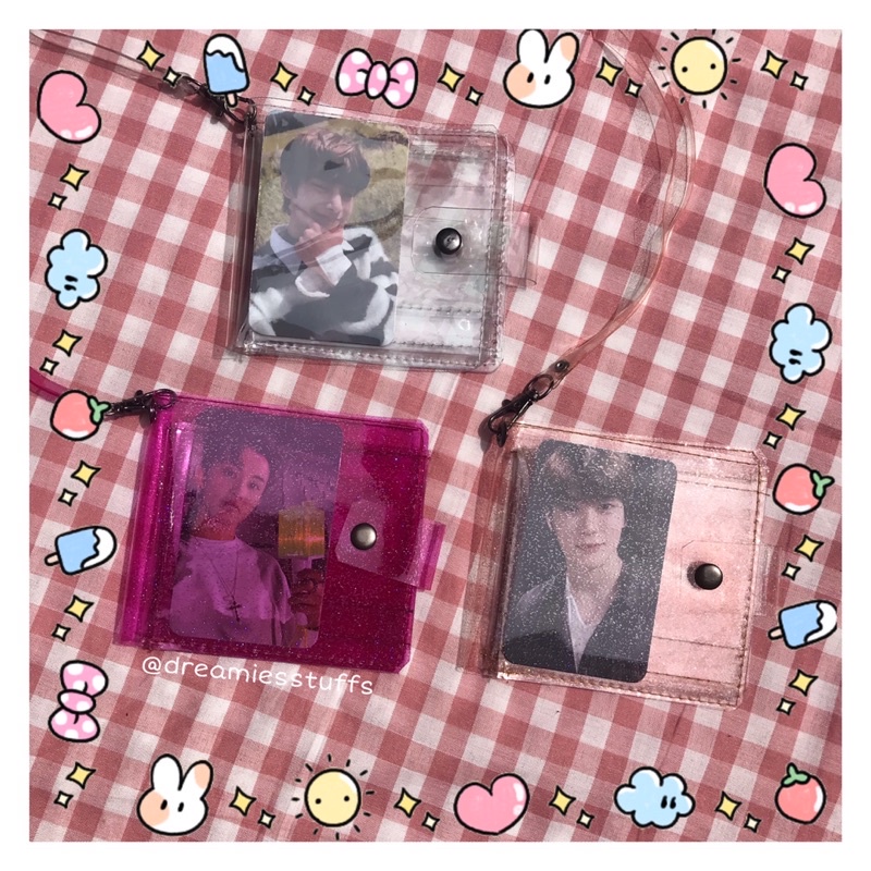 (Dream 2) Cute transparent wallet (Look a like Almost Blue Jelly wallet ...