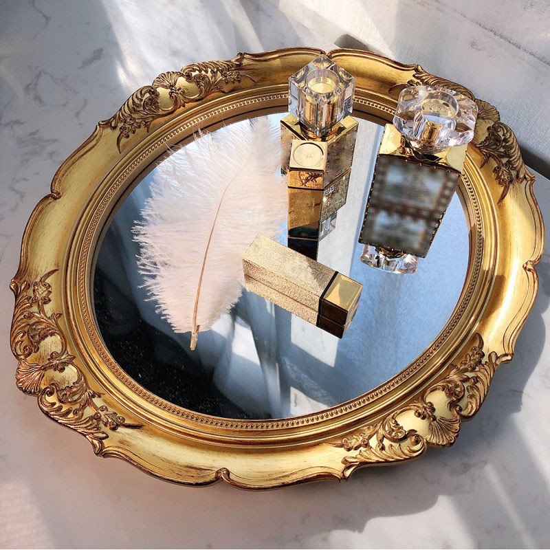 Tiara Exclusive Gold Mirror | Shopee Malaysia