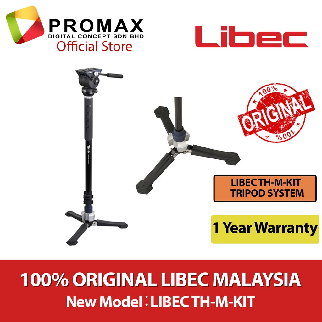 Ready Stock !!! LIBEC TH-M-KIT Tripod 100% Original Malaysia | Shopee Malaysia