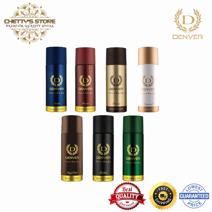 DENVER DEODORANT BODY SPRAY FOR MEN – 165 ML | Shopee Malaysia
