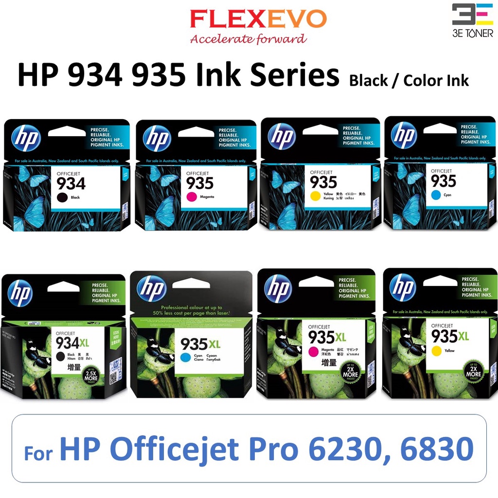 934 934XL 935 935XL Original Ink for Officejet Pro 6230 6830 6835 6812 ...
