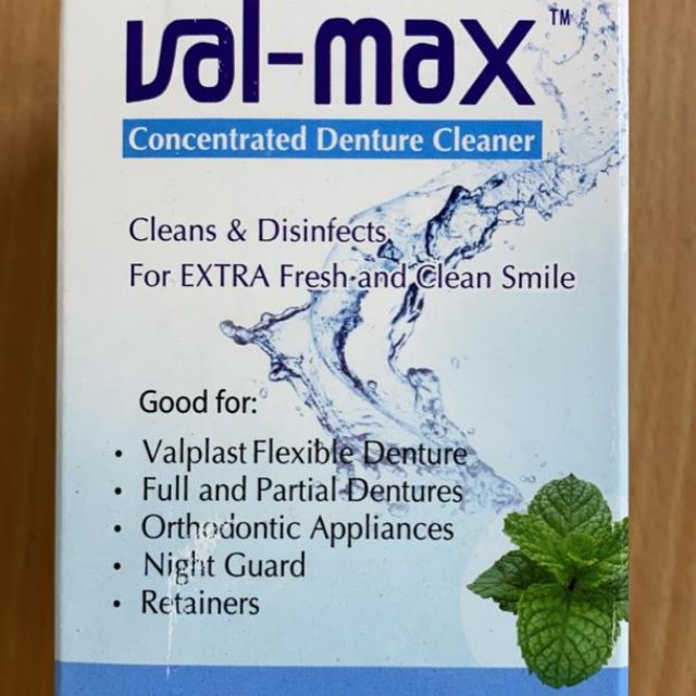 Dec 2026 Val-max Valmax 20 packets（Concentrated Denture Cleanser)ready ...