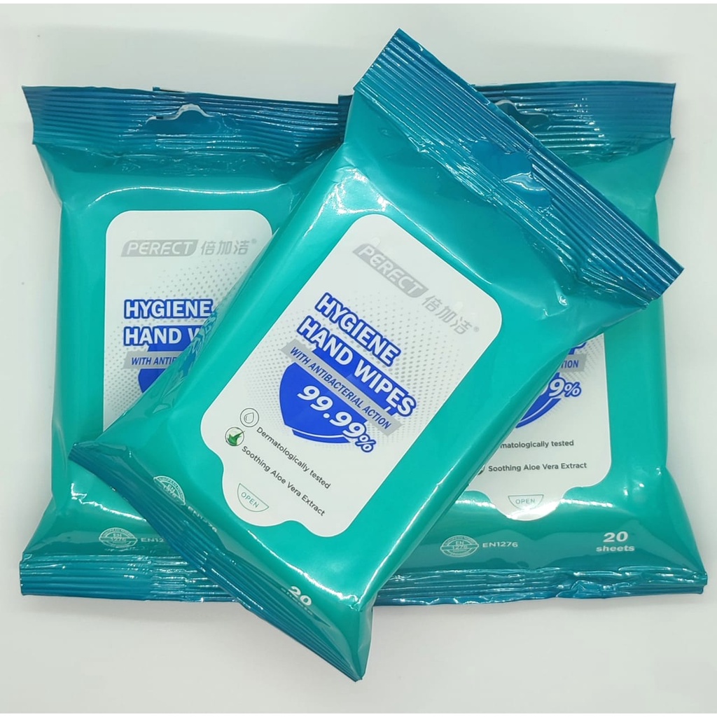 HYGIENE HAND WIPES (20s) | Shopee Malaysia