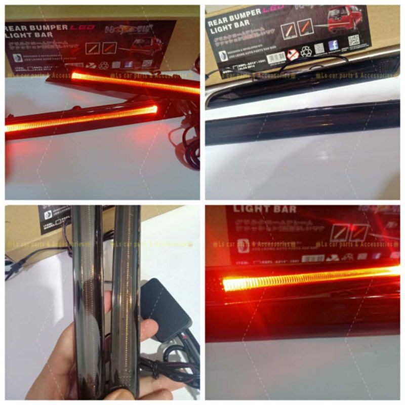 Alza Axia Se Myvi Icon Rear Reflective Bumper Bonnet Reflector Tail ...