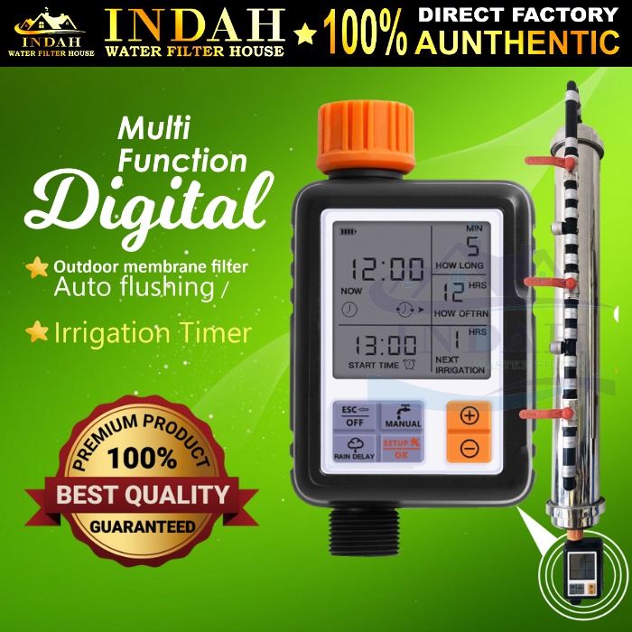 Digital Water Timer Garden Automatic Irrigation Auto Backwash Timer ...