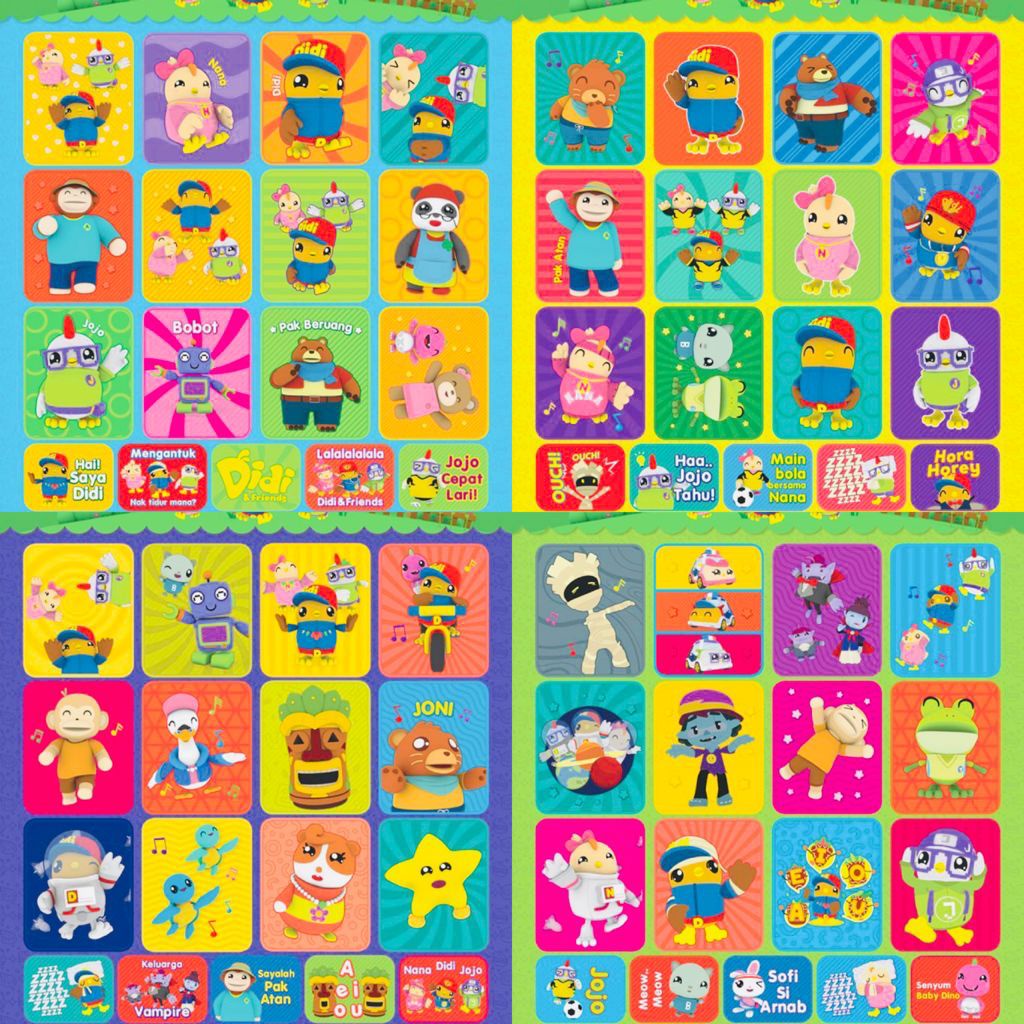 TOAD BOOKS : DIDI & FRIENDS STICKER BOOK ( STTDD ) | Shopee Malaysia