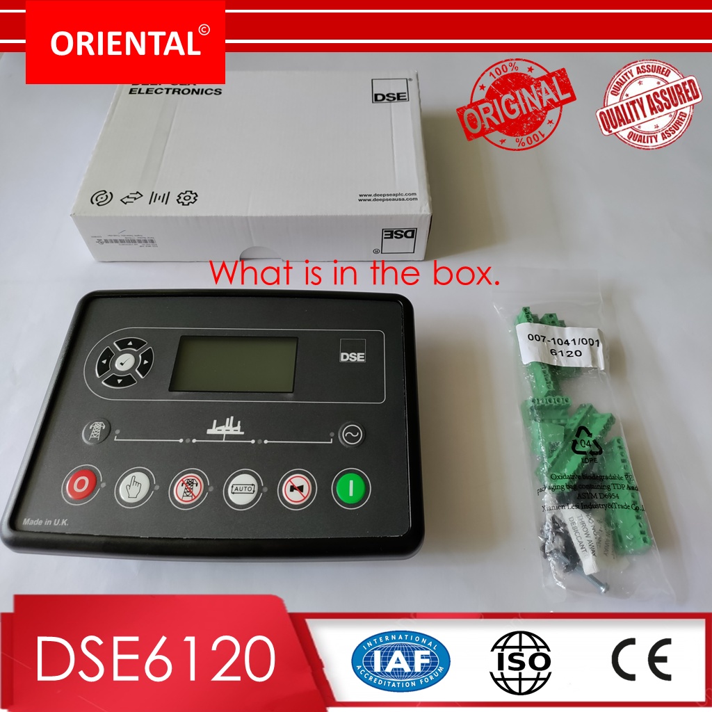 Original DSE6120 | OEM DSE6120 | Generator Control Panel | UK DSE Deep Sea Electronics ...