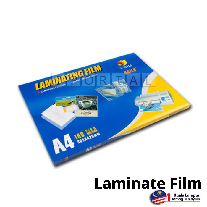 Office Laminator Laminating Laminate Pouches Film A4 2 x 80MIC(160) | Shopee Malaysia