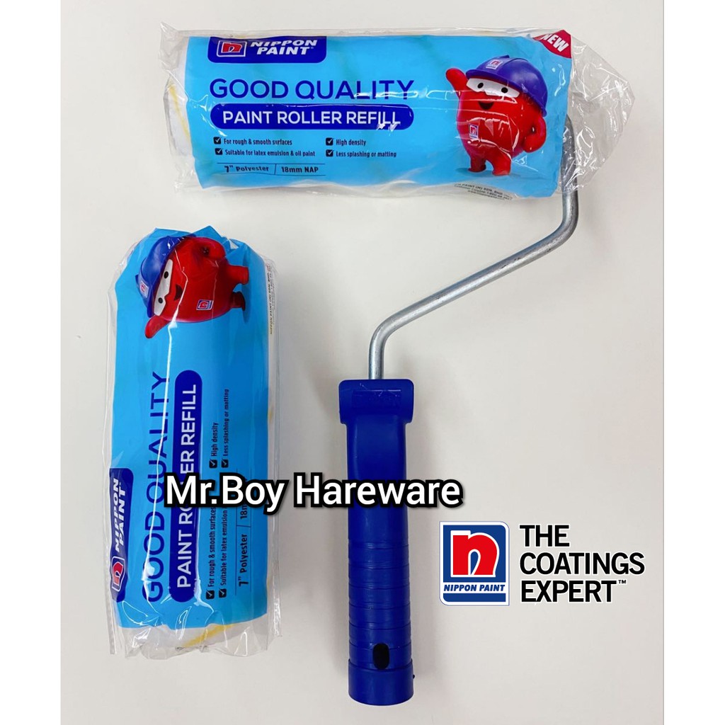 7" Polyester Roller Refill Set Nippon Paint | Shopee Malaysia