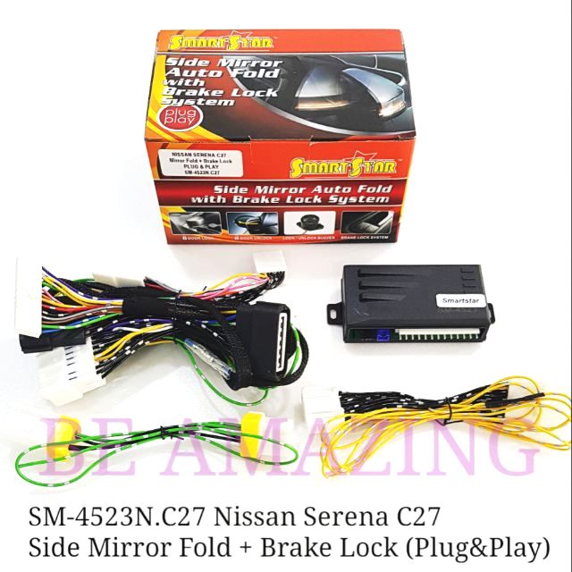 NISSAN SERENA C27 18'-20' SIDE AUTO FOLD + BRAKE LOCK SYSTEM (PLUG&PLAY) | Shopee Malaysia