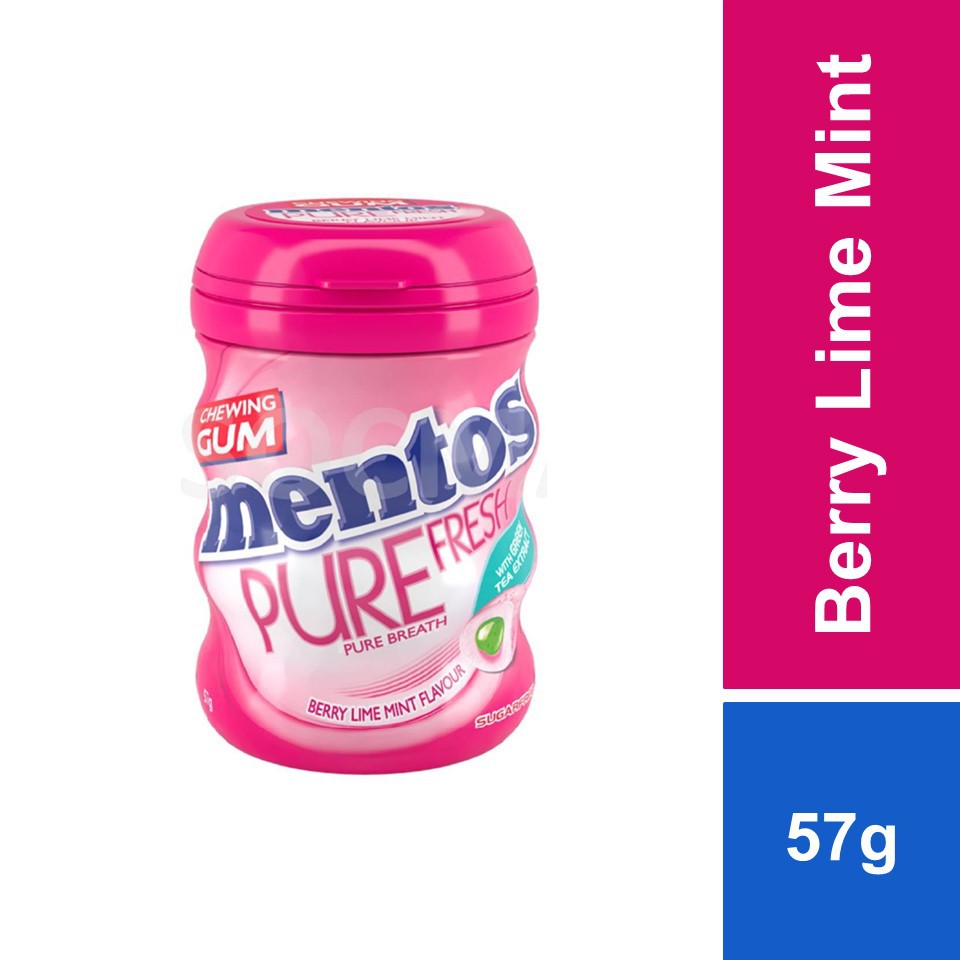 Mentos Pure Fresh French Bottle Berry Lime Mint 57g | Shopee Malaysia