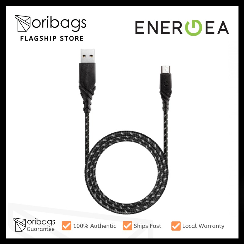 Energea DuraGlitz Charge & Sync USB-A to Micro USB Cable - Black (3m ...