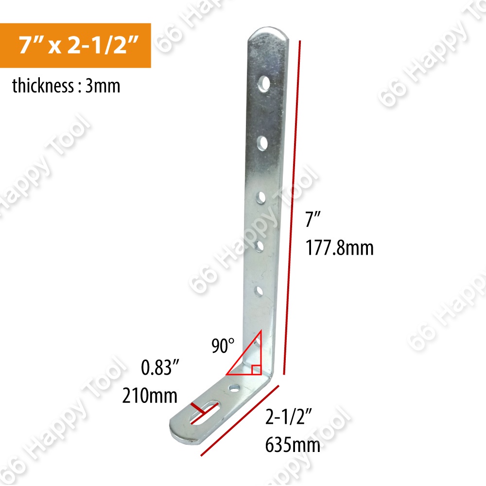 Angle Bracket Multifunctional Furniture Use 2/3/4/5/6/7 Inch L-Bracket ...