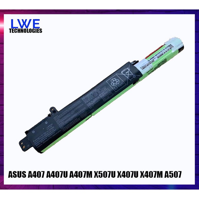 Asus A31N1719 Battery for ASUS A407 A407U A407M X507 X507U X407U X407M ...