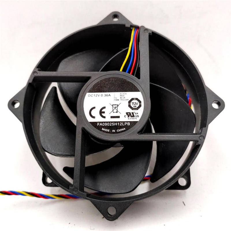 Replacement FA09025H12LPB 12V 0.36A Cooling Fan 4Pin PWM CPU 9CM ...