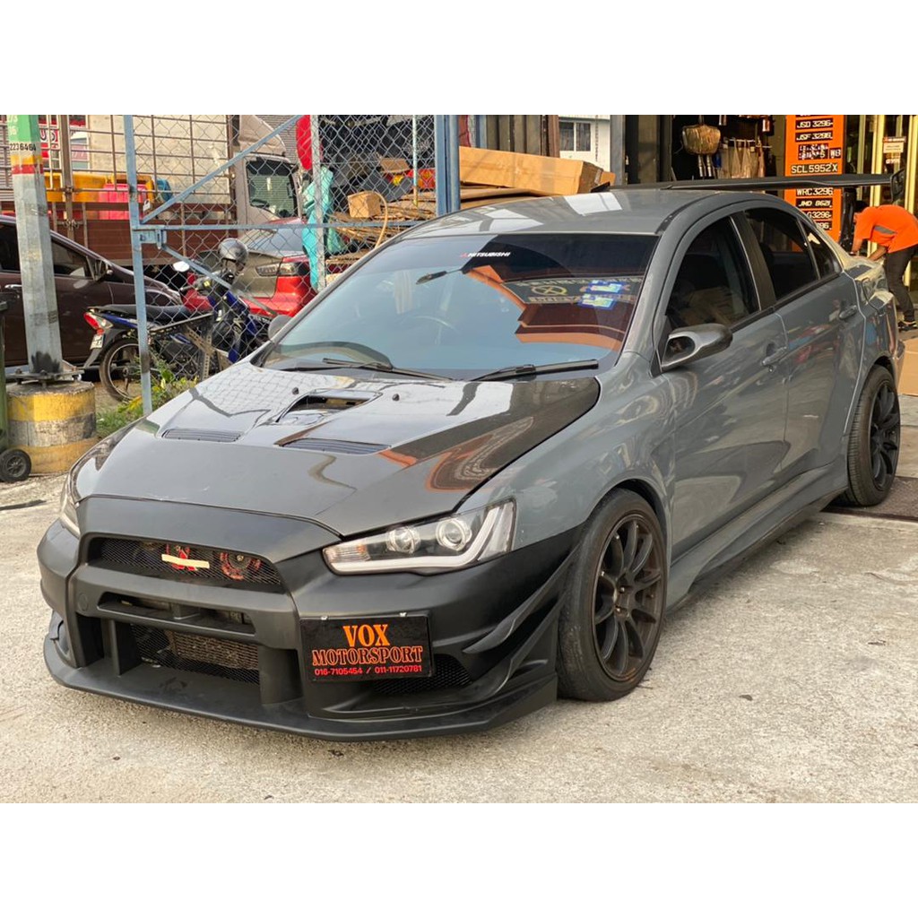 carbon fiber ganard fit untuk mitsubishi lancer gt proton inspira varis ...