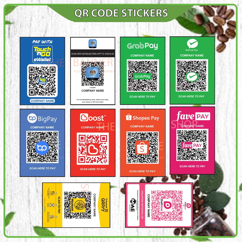 Mini QR Code Custom Sticker Mysejahtera | Shopee Malaysia