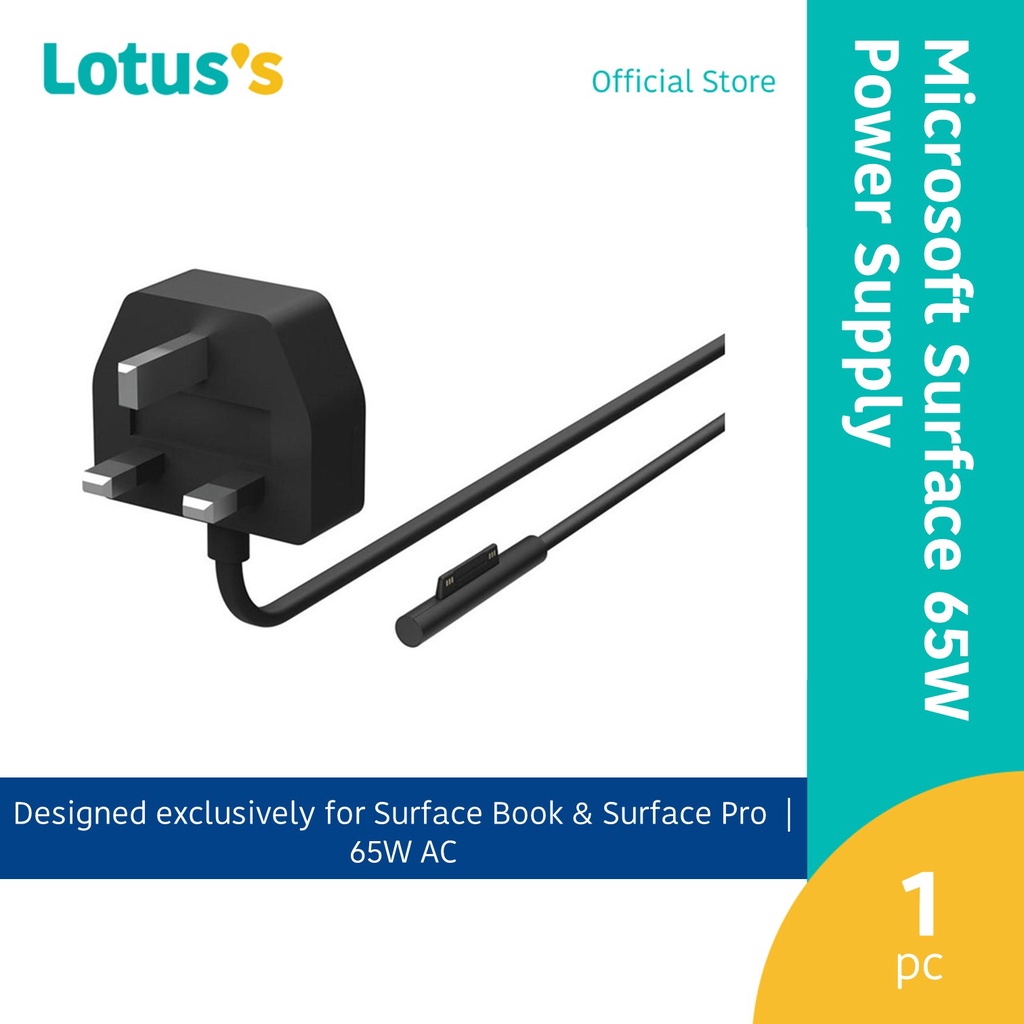 Microsoft Surface 65W Power Supply - Q4Q-00005 | Shopee Malaysia