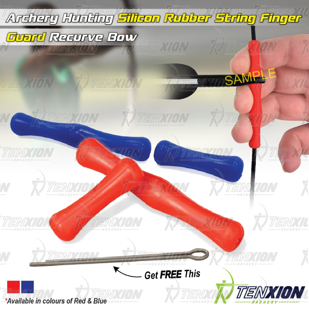 TenXion Archery Silicon String Finger Guard Pelindung Jari Tali Recurve ...