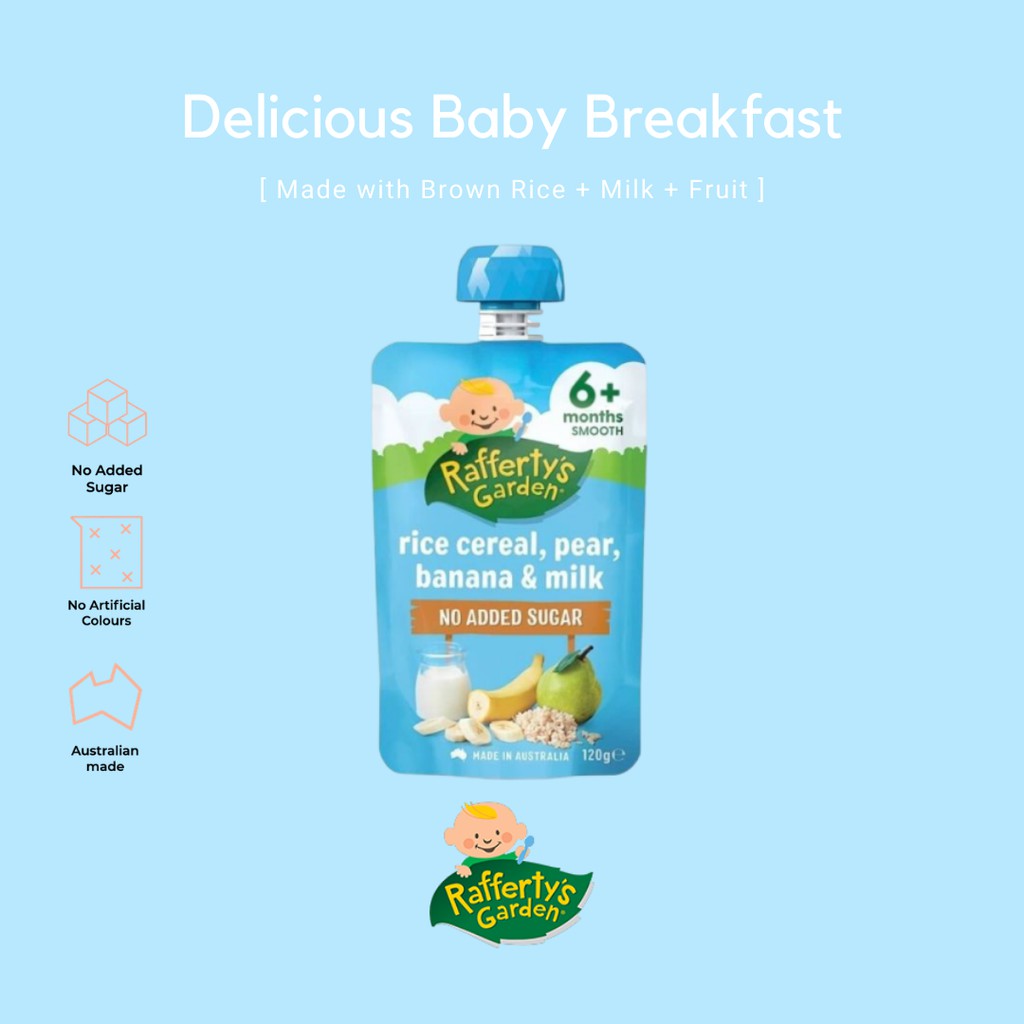 Rafferty's Garden Rice Cereal, Pear & Banana Milk [Exp: Jul 2026 ...