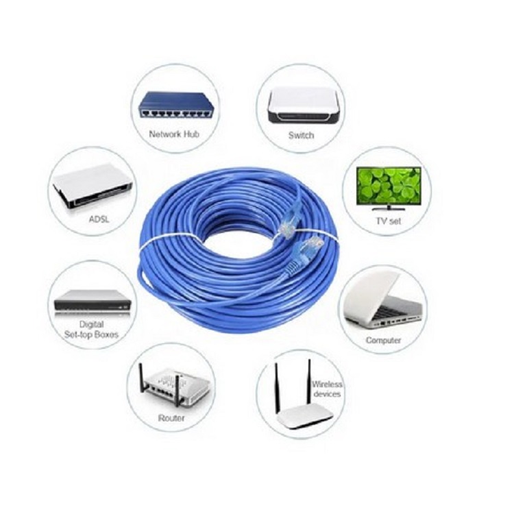 CAT5E Lan Cable 1 - 15 Meter Ethernet CAT 5E Internet Network RJ45 ...