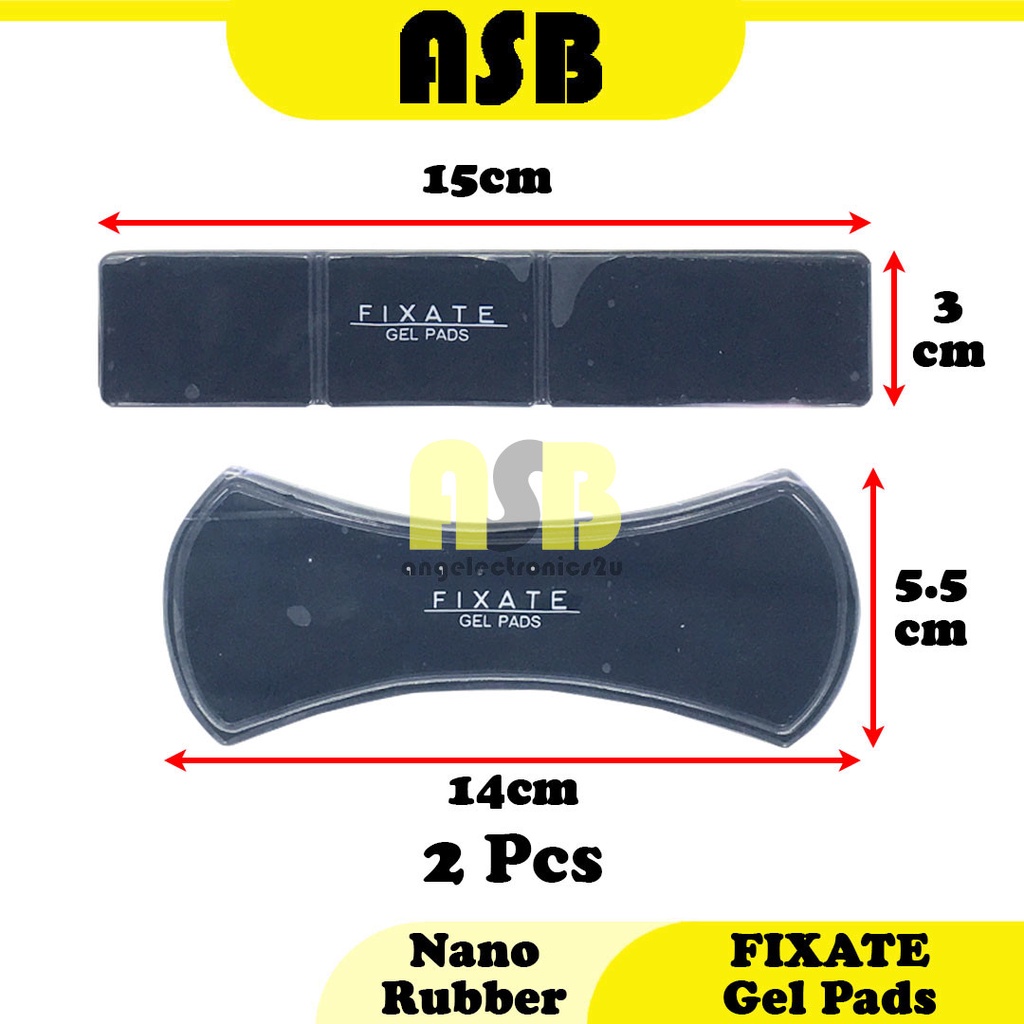 (2pc/Pair) Fixate Gel Pad / Nano Rubber Pad ( 452004052 ) | Shopee Malaysia