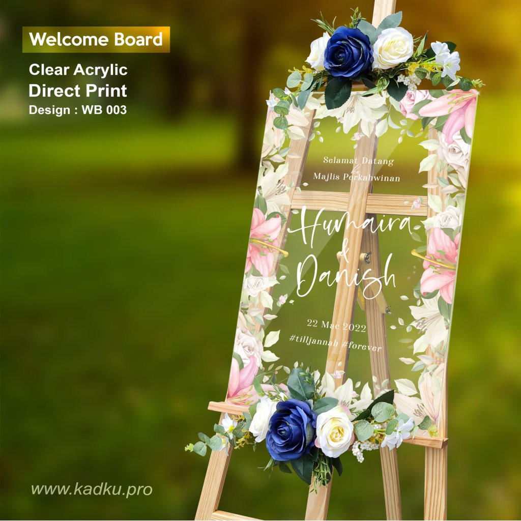 Crystal Welcome Board Custom Acrylic, Wedding Signage, Welcome Board ...