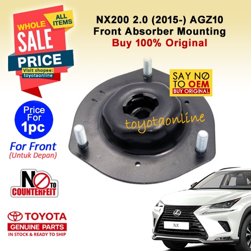 NX200 2.0 (2015-) Front Absorber Mounting (Original) 48609-78010 TOYOTA ...