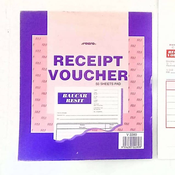 [AERO] Receipt Voucher 50's (V 2280)/ Baucar Resit | Shopee Malaysia