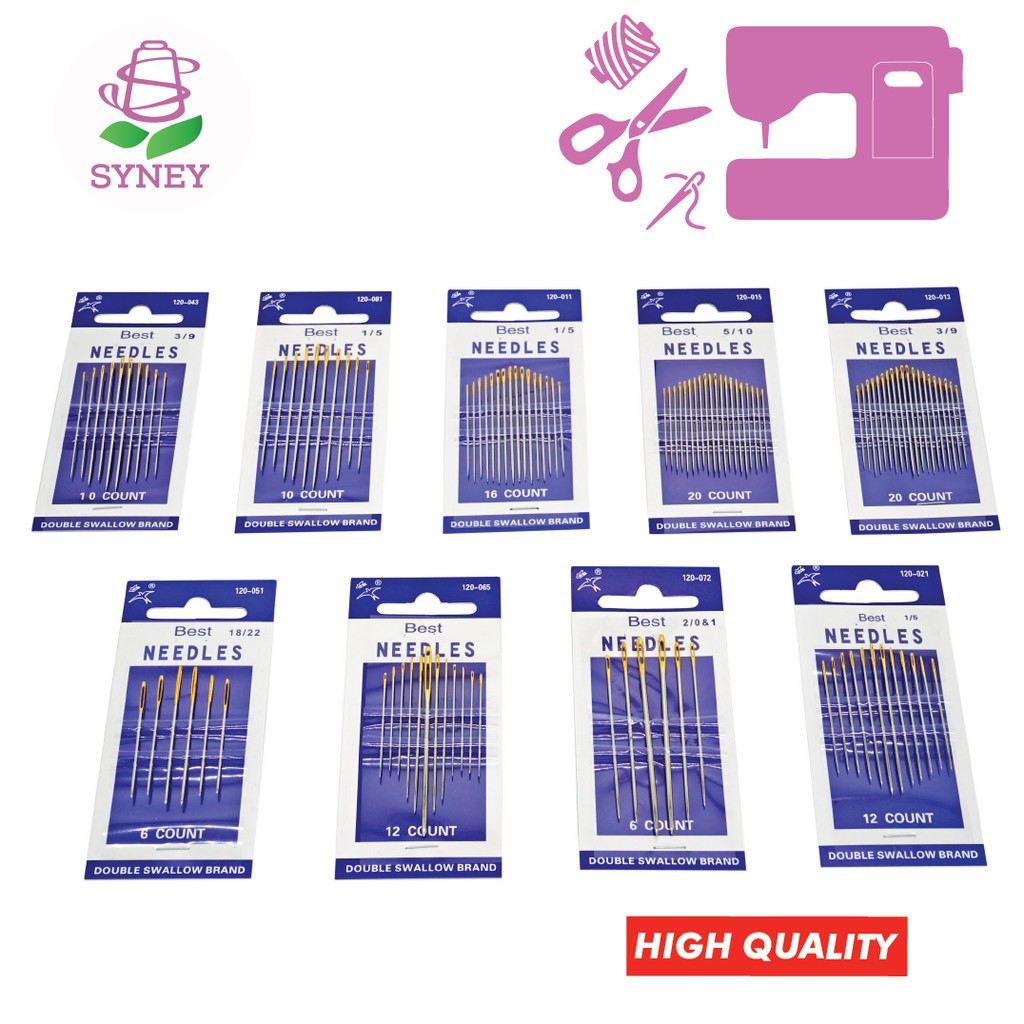 Jarum Tangan Kepala Emas, Hand Sewing Needle | Shopee Malaysia