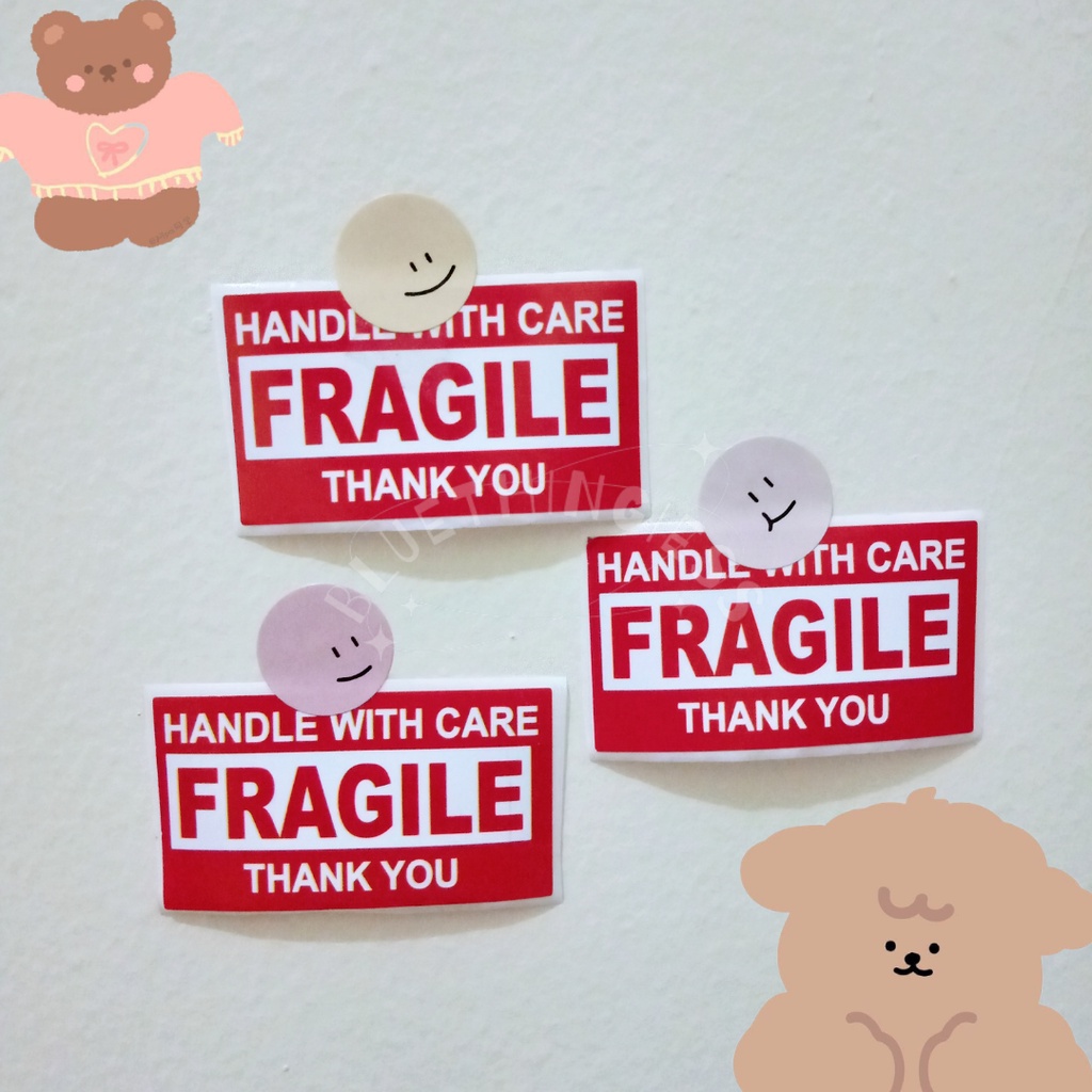 Label stickers / kpop fragile stickers | Shopee Malaysia