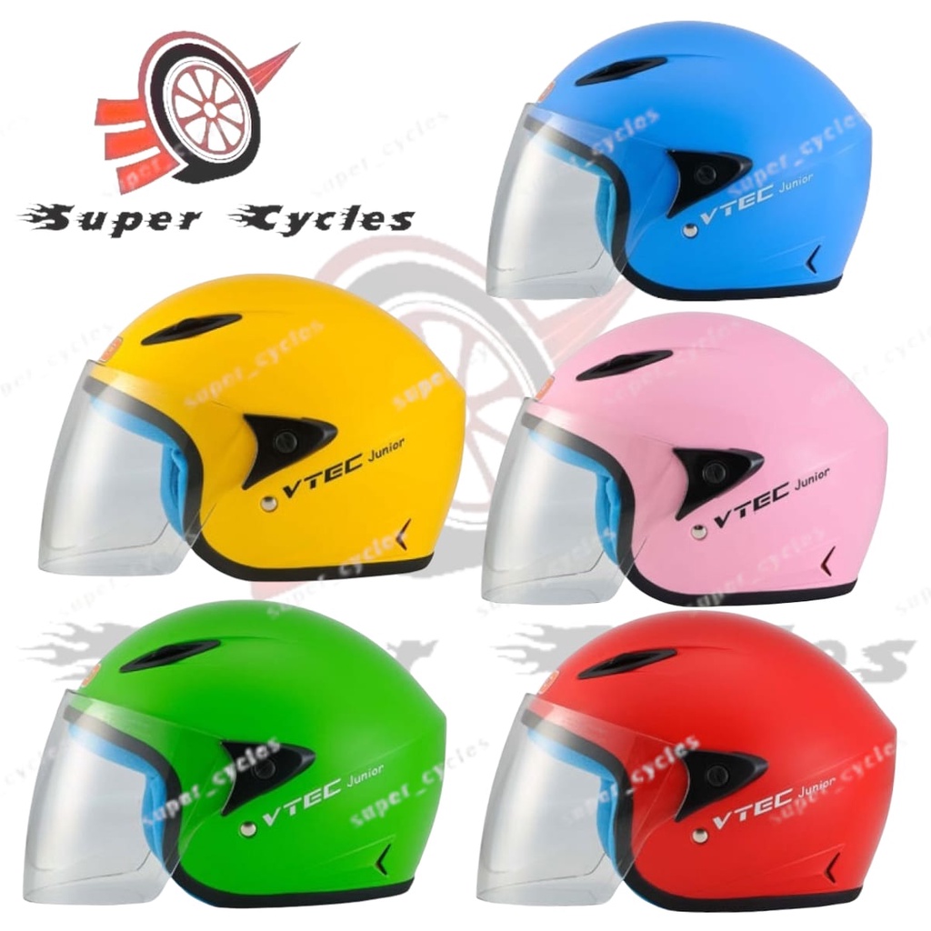 SGV LTD Kid VTEC Junior with Clear Visor High Quality SIRIM Helmet ...